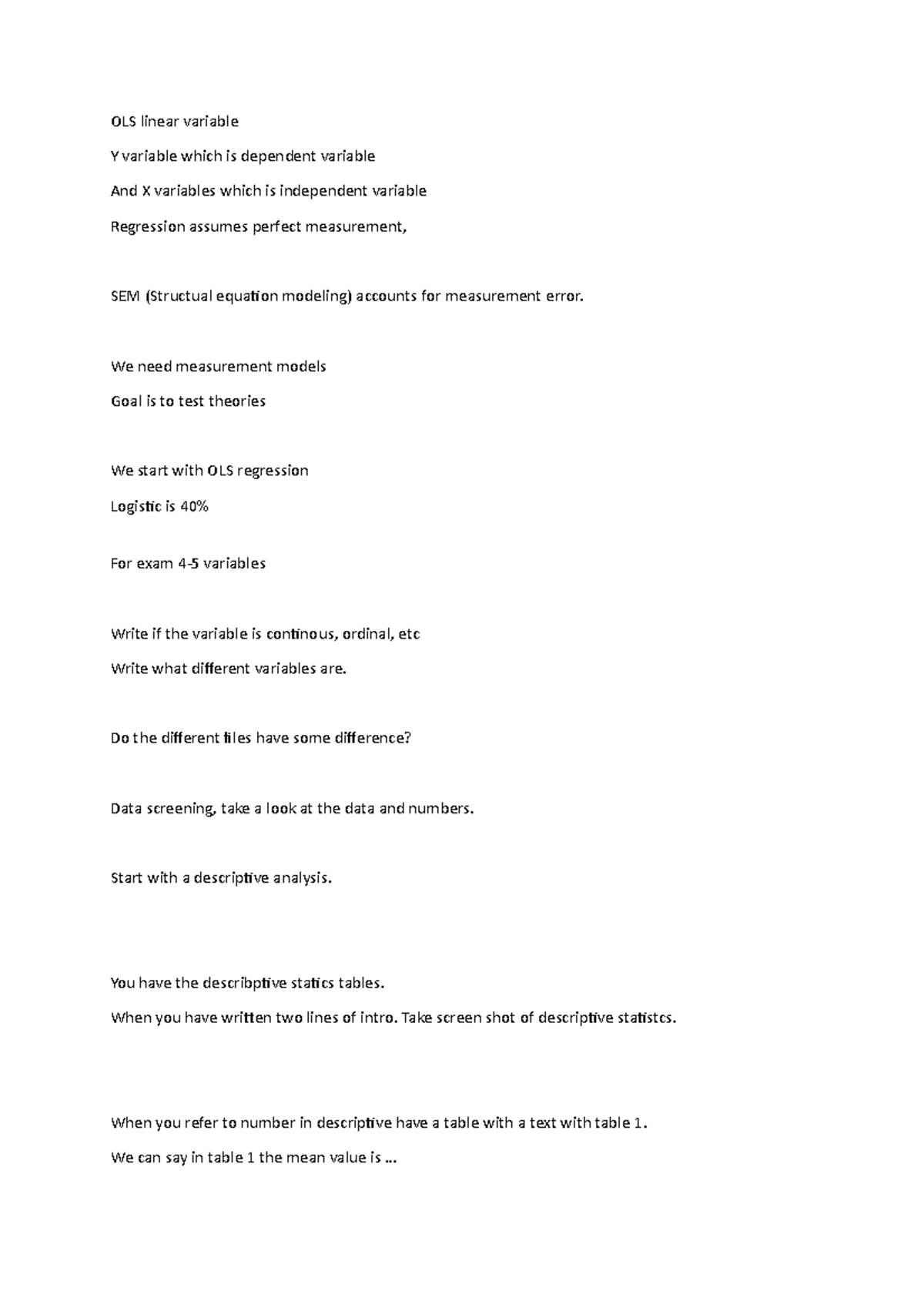 Ols Linear Variable Ols Linear Variable Regression Hjelp Ols Linear Variabley Variable Which