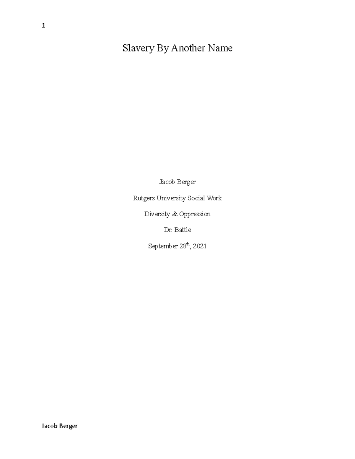 Slavery By Another Name Paper on PBS Documentary - Slavery By Another ...