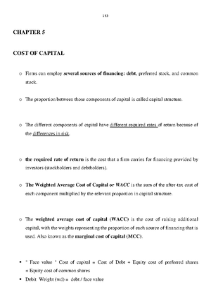 Chapter 6 fm - financial management - Chapter 6 Operating and Financial ...