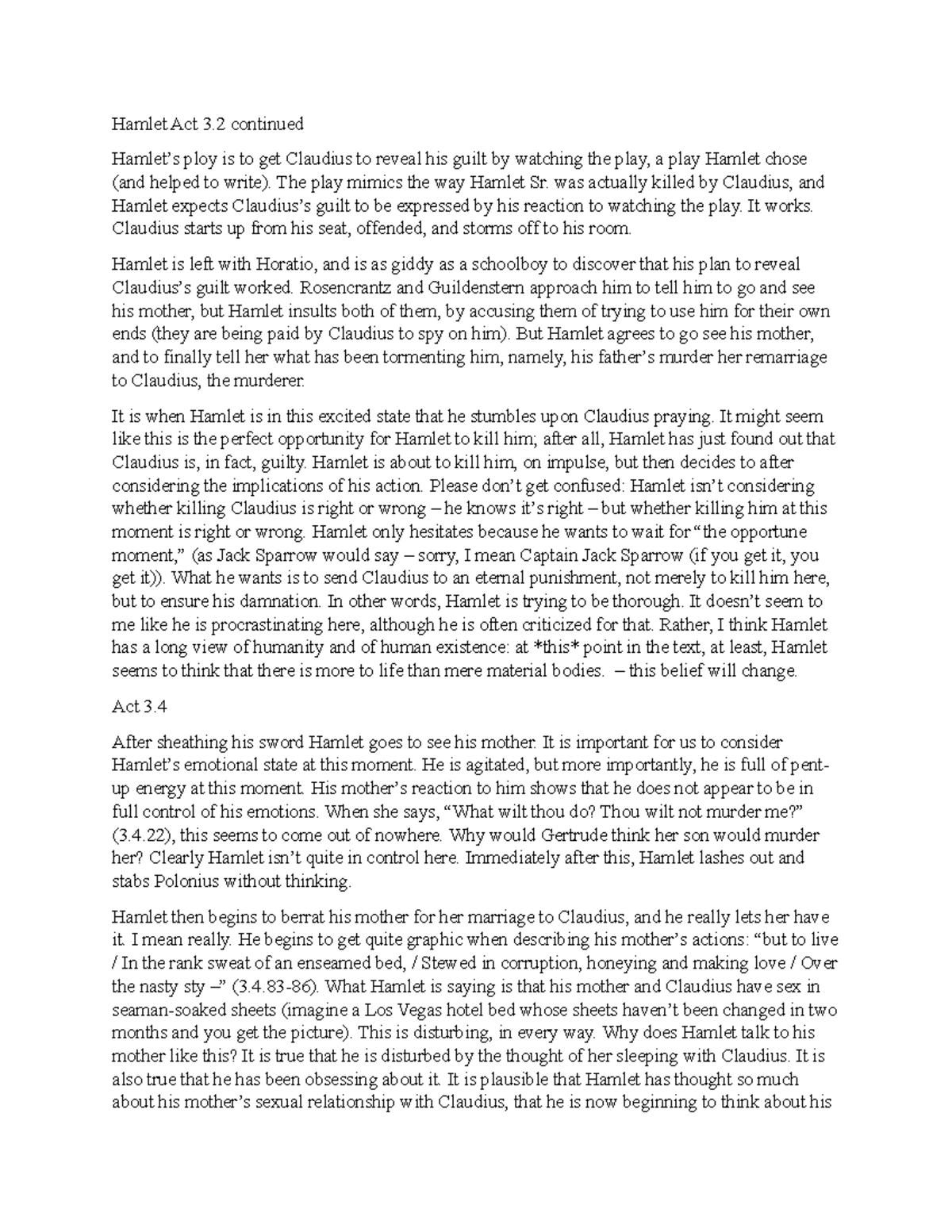 Best Parts Of Hamlet at Mason Weatherly blog