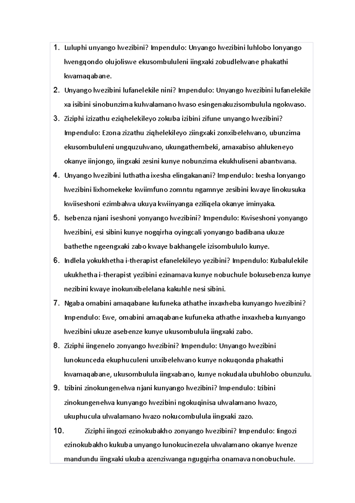 Mensch-Maschine 14 - Neurologie - Luluphi unyango lwezibini? Impendulo ...