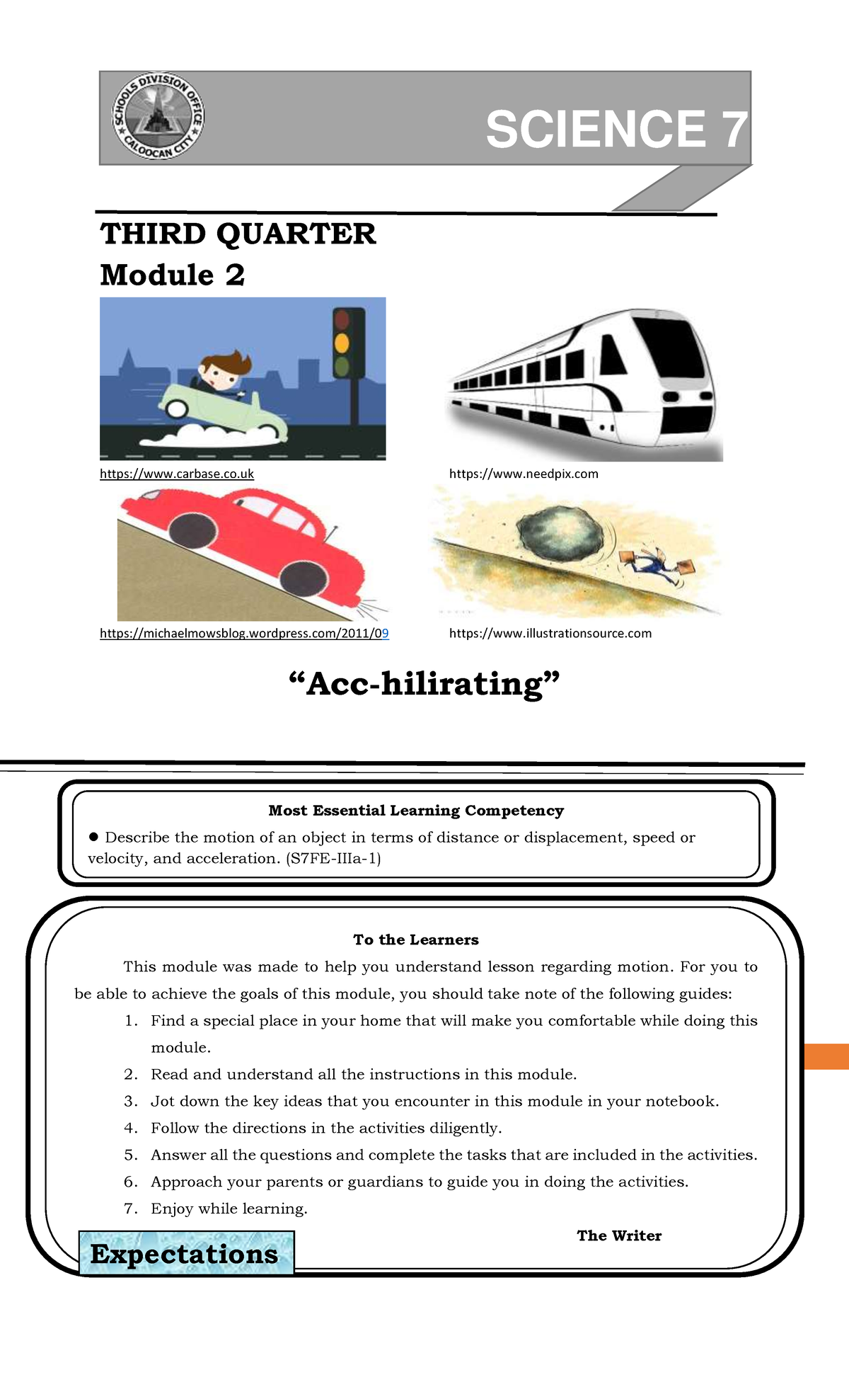Science 7 Q3 Week 2 - SDSDSDSDSDSSDSDS - SCIENCE 7 THIRD QUARTER Module ...
