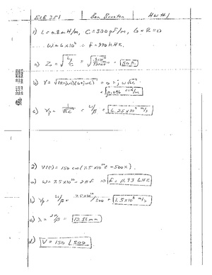 Applied Electromagnetics - Homework 4 - Homework 4 - ECE 351 Due: April ...