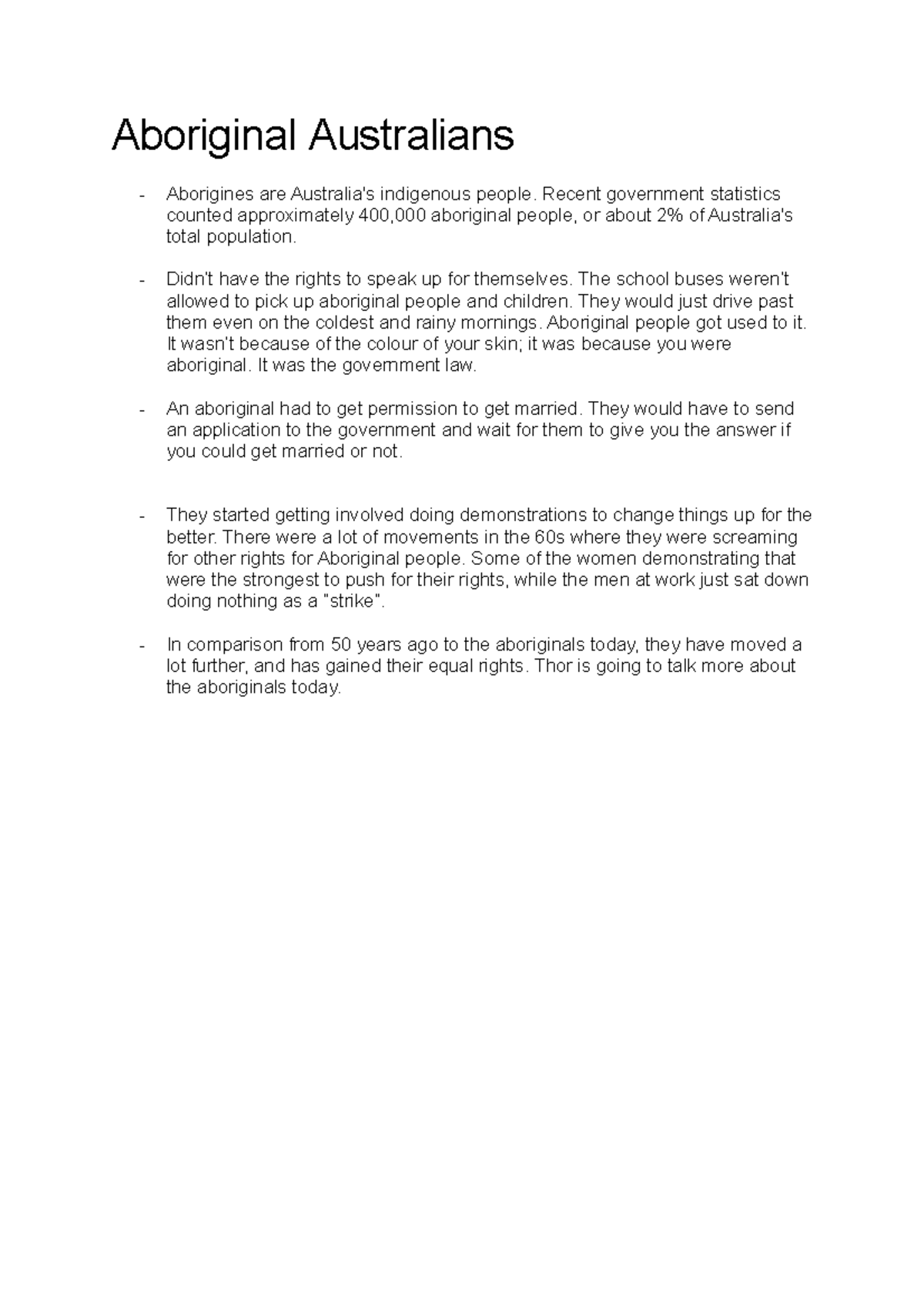 Aboriginal Australians - Aboriginal Australians Aborigines are ...