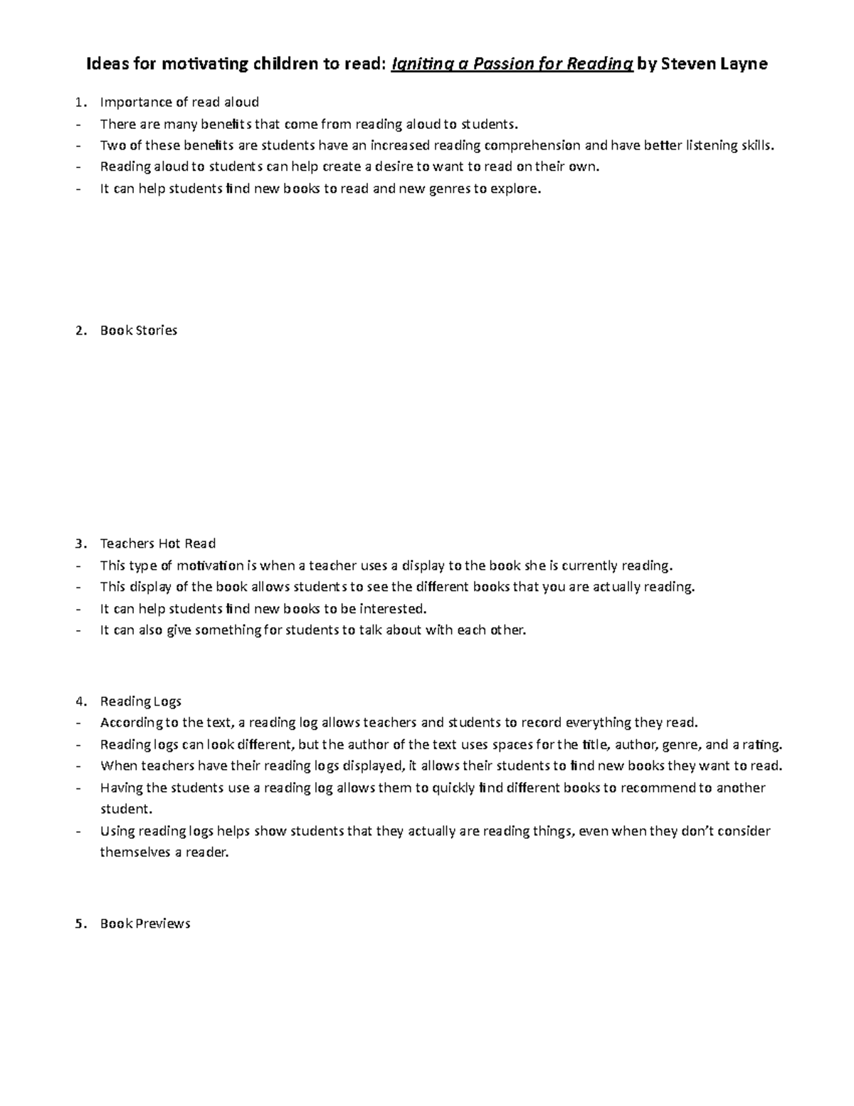 Igniting a passion for reading worksheet - Ideas for motivating ...