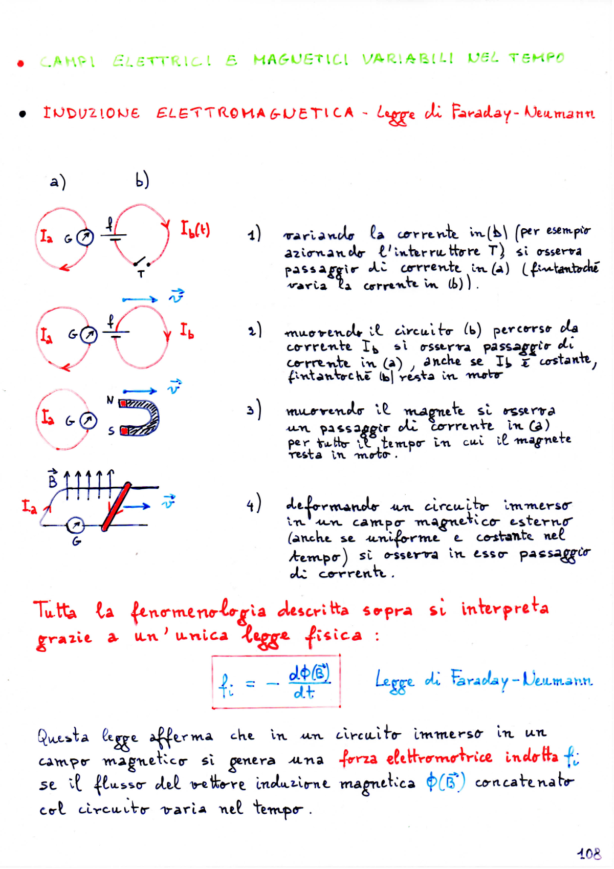 8) FIS2 campi variabili 108-124 Fis new - Fisica 2 - Studocu
