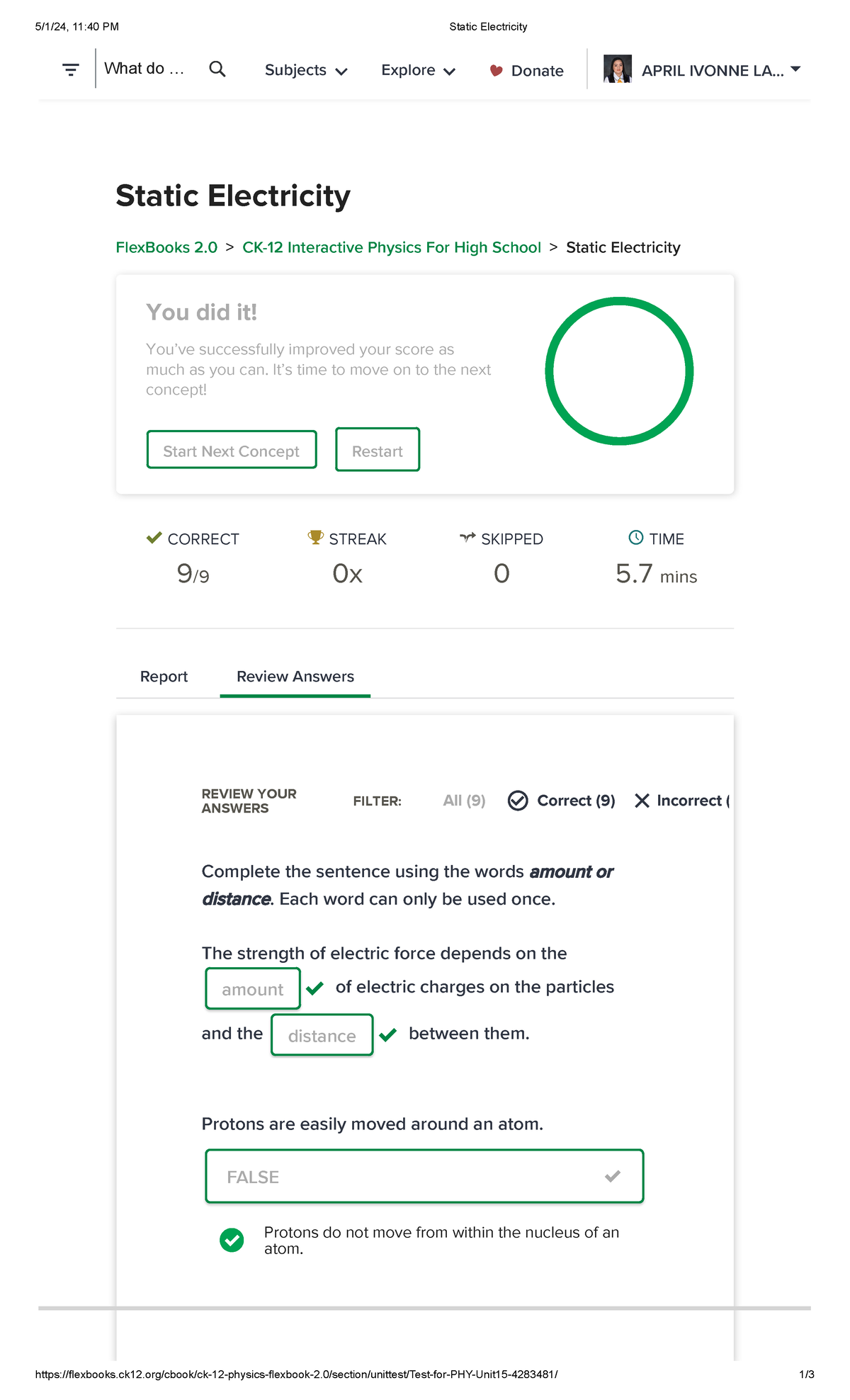 Static Electricity - Static Electricity FlexBooks 2 > CK-12 Interactive ...