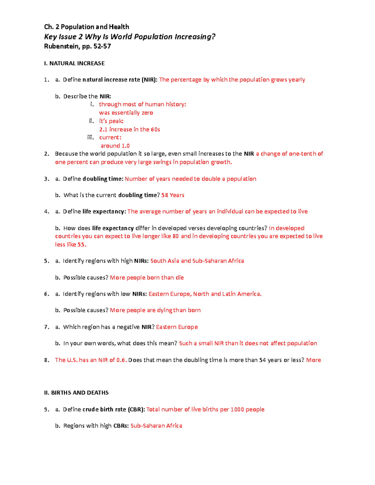 Aphug 2.2 Reading Notes - Ch. 2 Population and Health Key Issue 2 Why ...