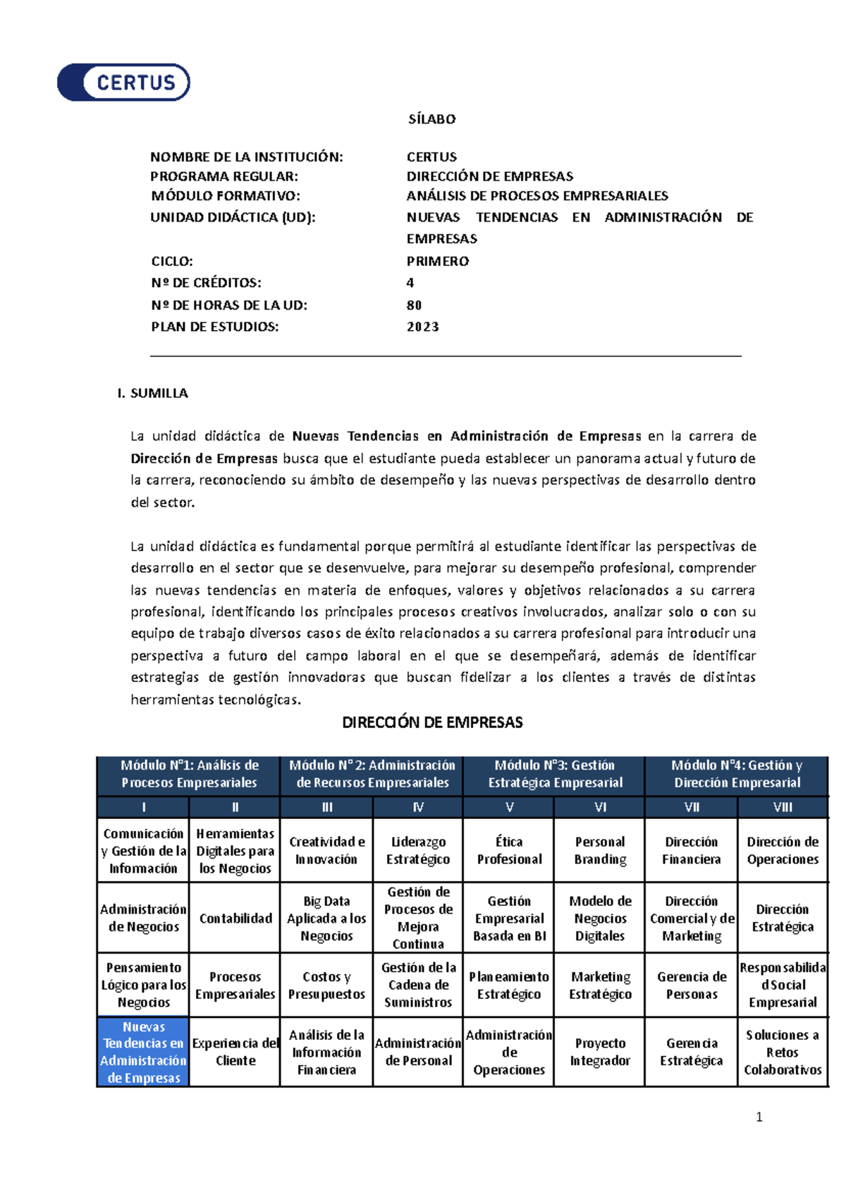 Eddem IC Nuevas Tendencias en Administración de Empresas M2023 - SÍLABO ...