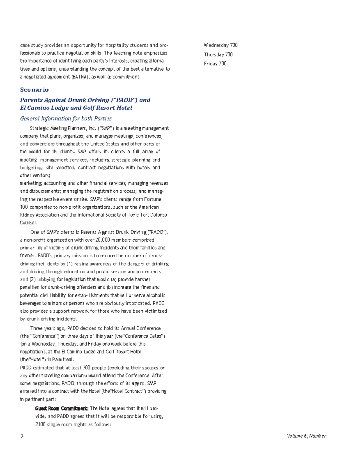 Process test case study - 3 Volume 6, Number case study provides an ...