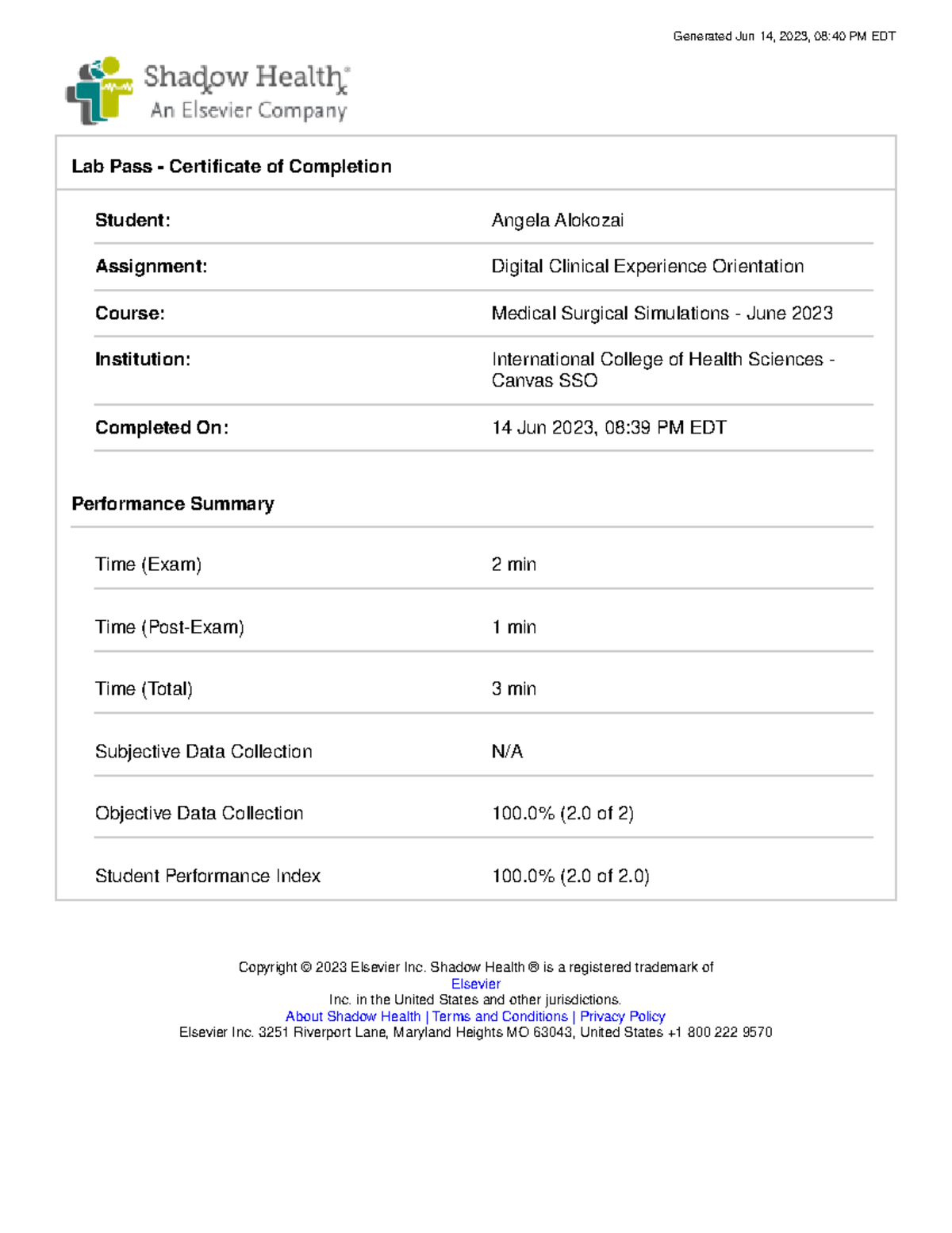 Alokozai angela labpass - Generated Jun 14, 2023, 08:40 PM EDT Lab Pass ...