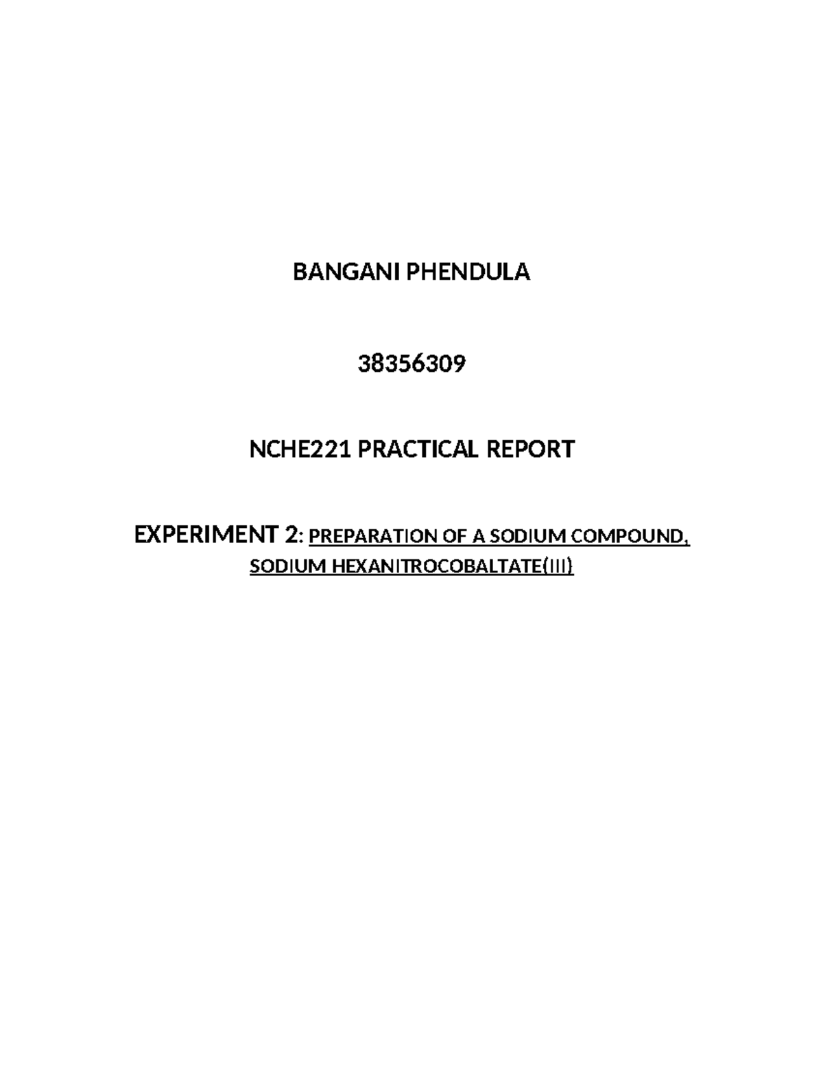 Bangani Phendula - for practisc purposes - BANGANI PHENDULA 38356309 ...