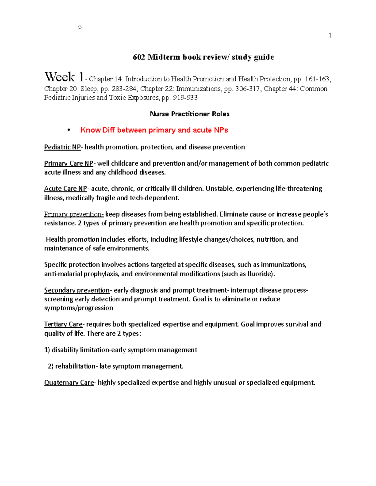NR 602 Midterm Study Guide - 1 602 Midterm book review/ study guide ...