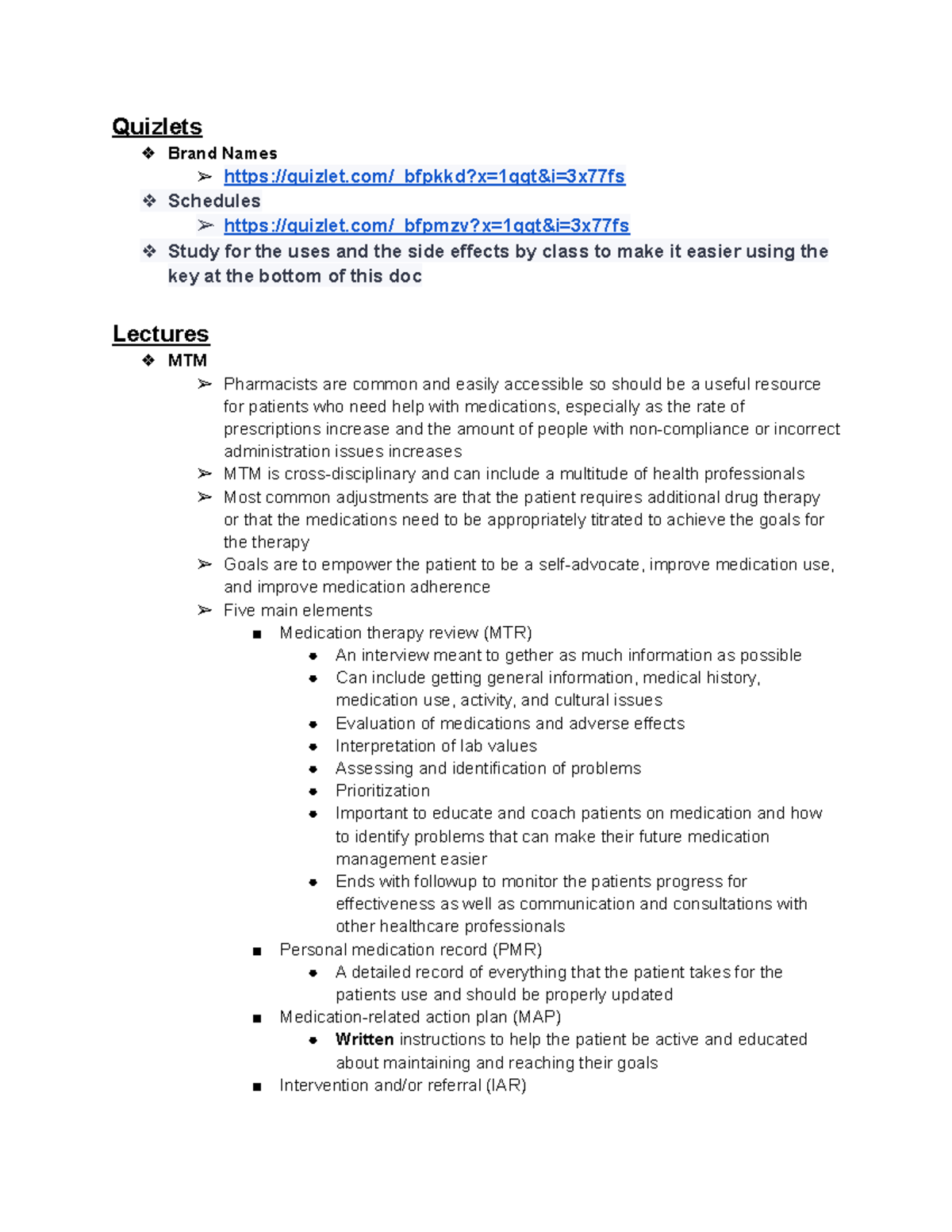 The Study Sheet for IPM - Quizlets Brand Names quizlet/_bfpkkd?x=1qqt&i ...
