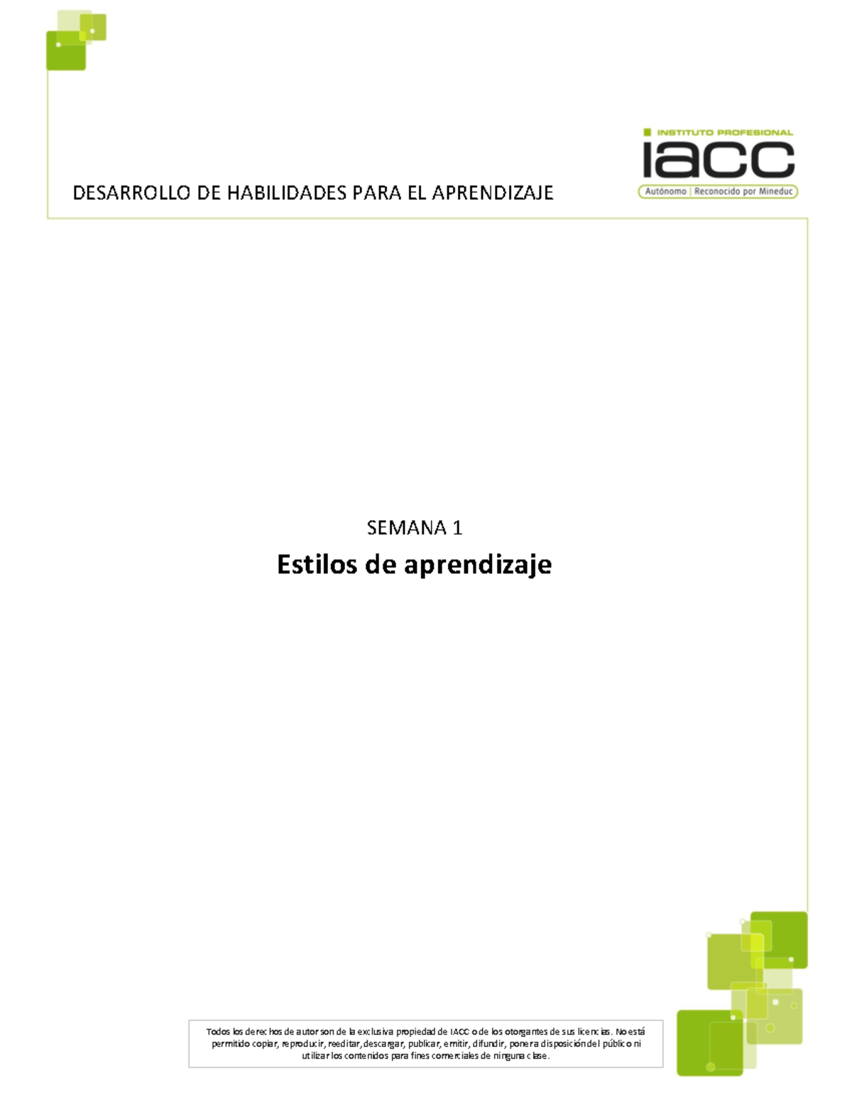 01 Desarrollo de Habilidades para el Aprendizaje - 1 ESTE DOCUMENTO ...