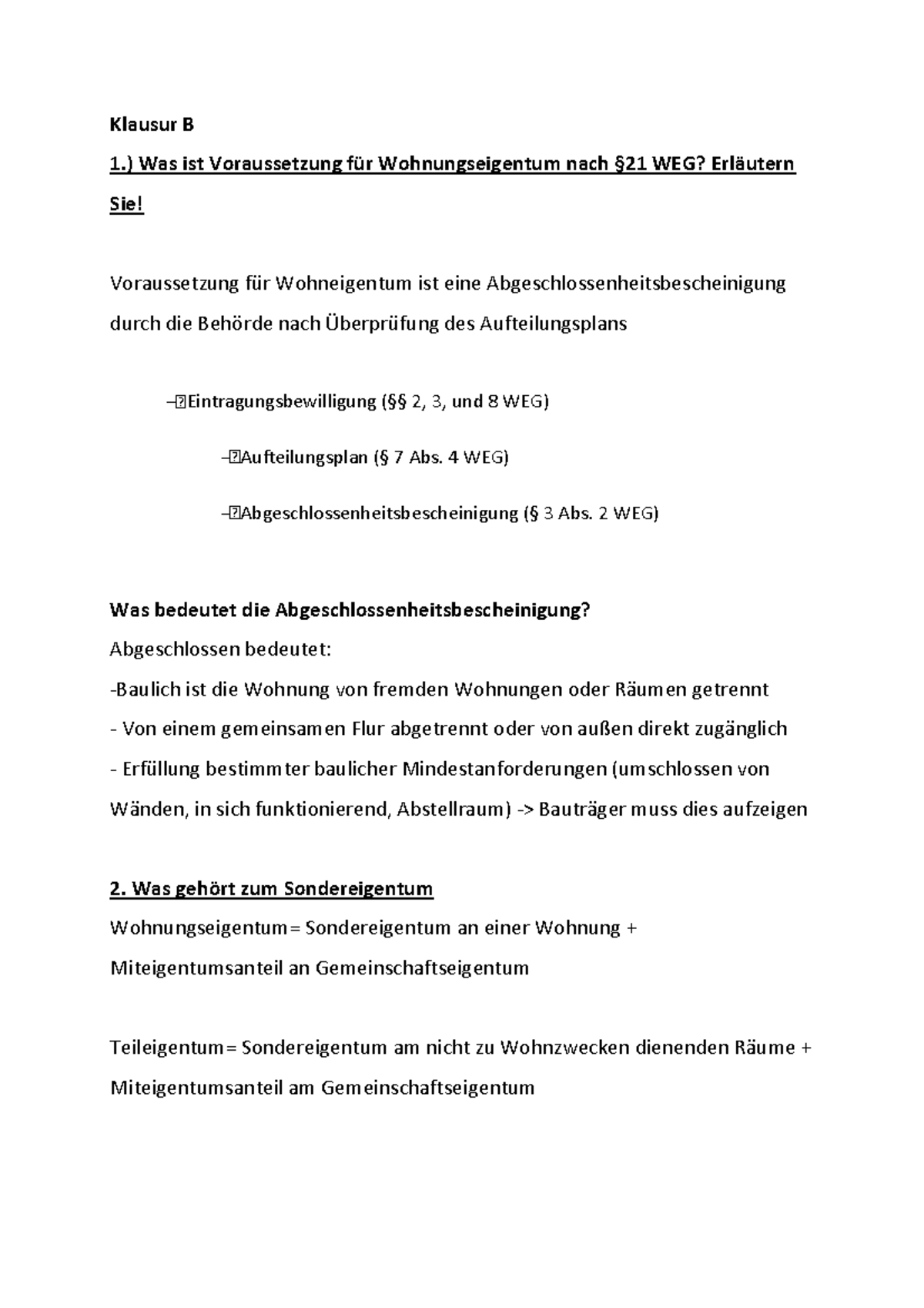 Klausur 2017, Fragen und Antworten - Warning: TT: undefined function: 32 Warning: TT: undefined ...