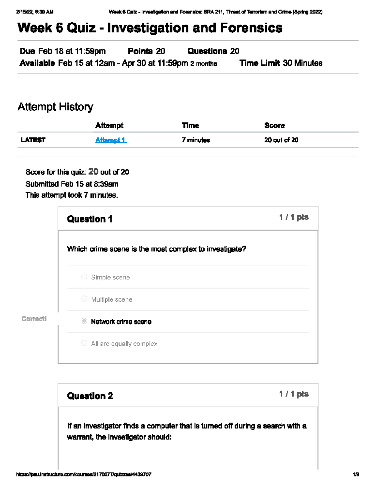 Quiz 6 with Answers - IST 301 - Studocu