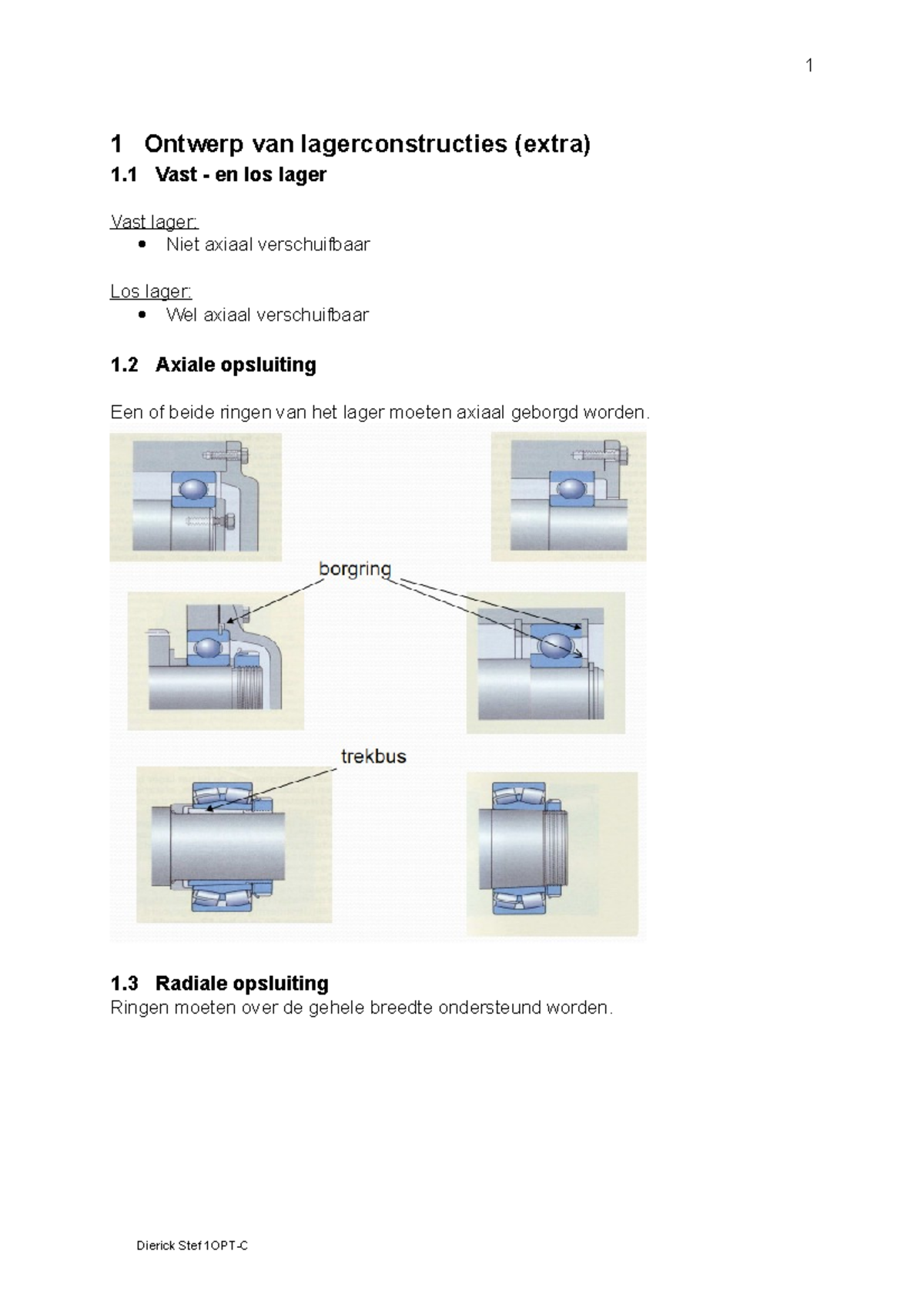Ontwerp lagerconstructies Extra - 1 Ontwerp van lagerconstructies ...