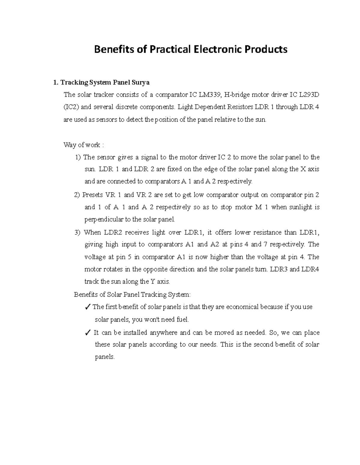 Benefits of Practical Electronic Products - Benefits of Practical ...