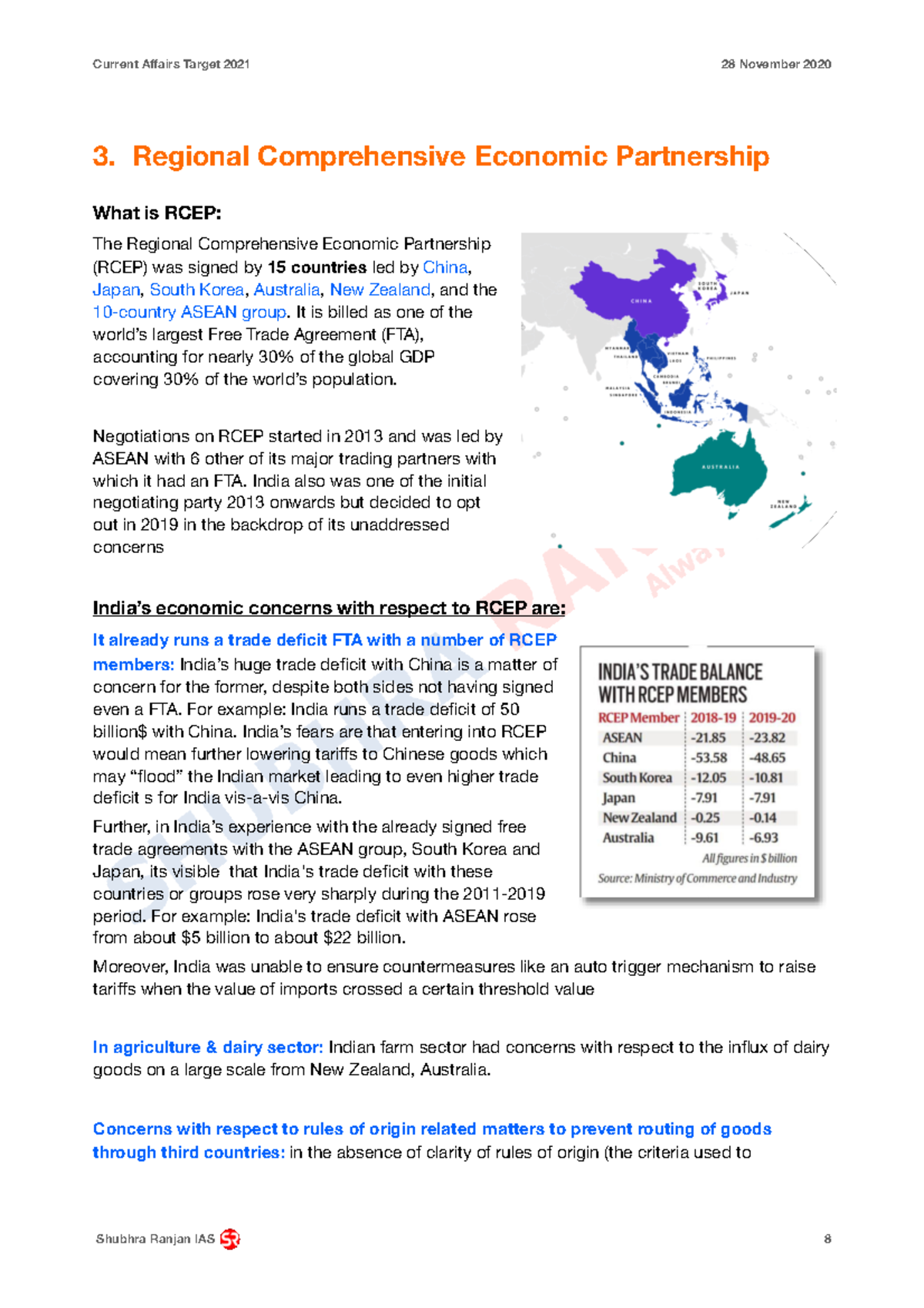 RCEP 22012 1 142541 - notes - 3. Regional Comprehensive Economic ...