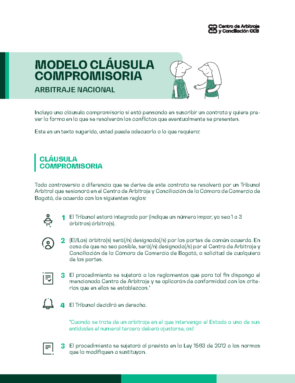 Cláusula Compromisoria 2022 Imprimir - Incluya una cláusula ...