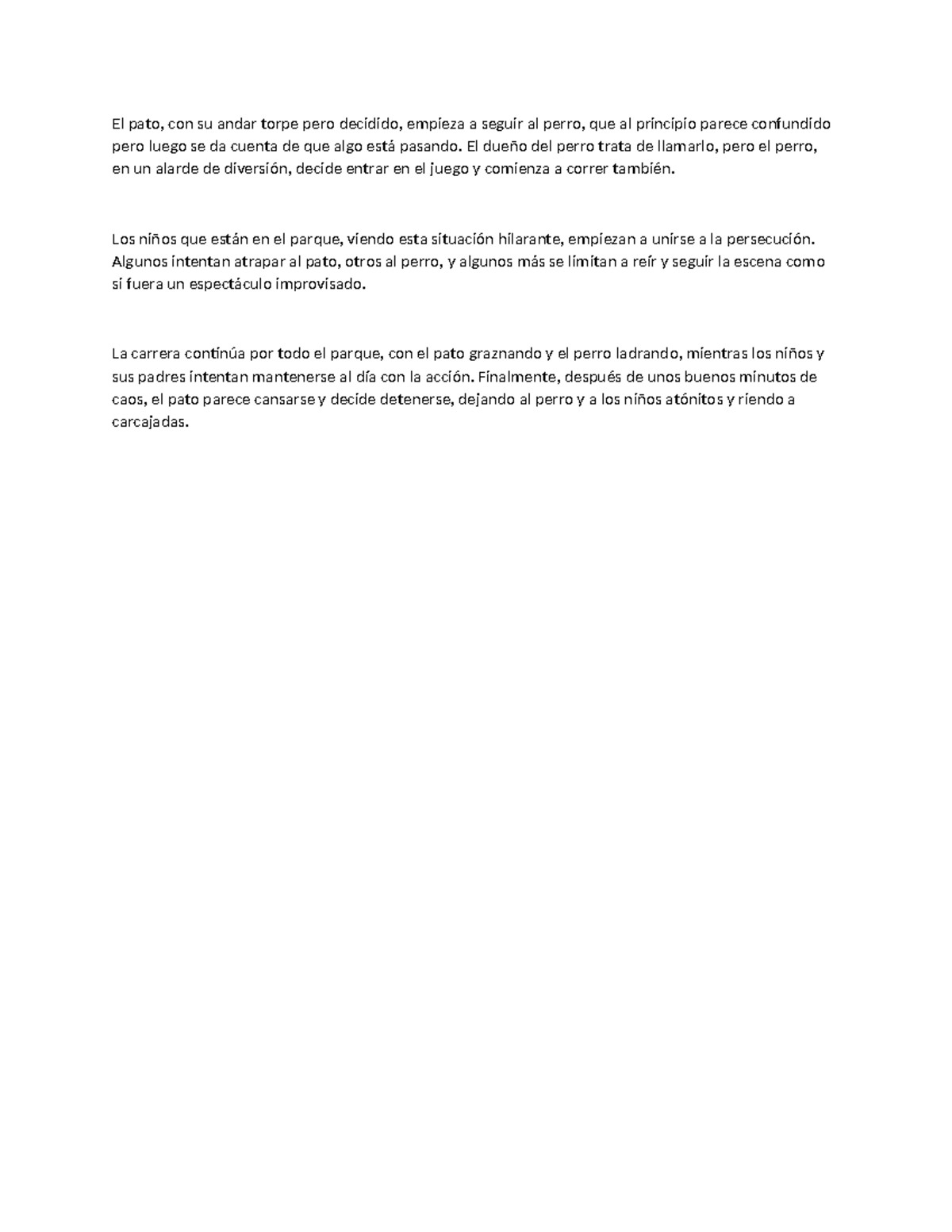 El pato - gracias - El pato, con su andar torpe pero decidido, empieza ...