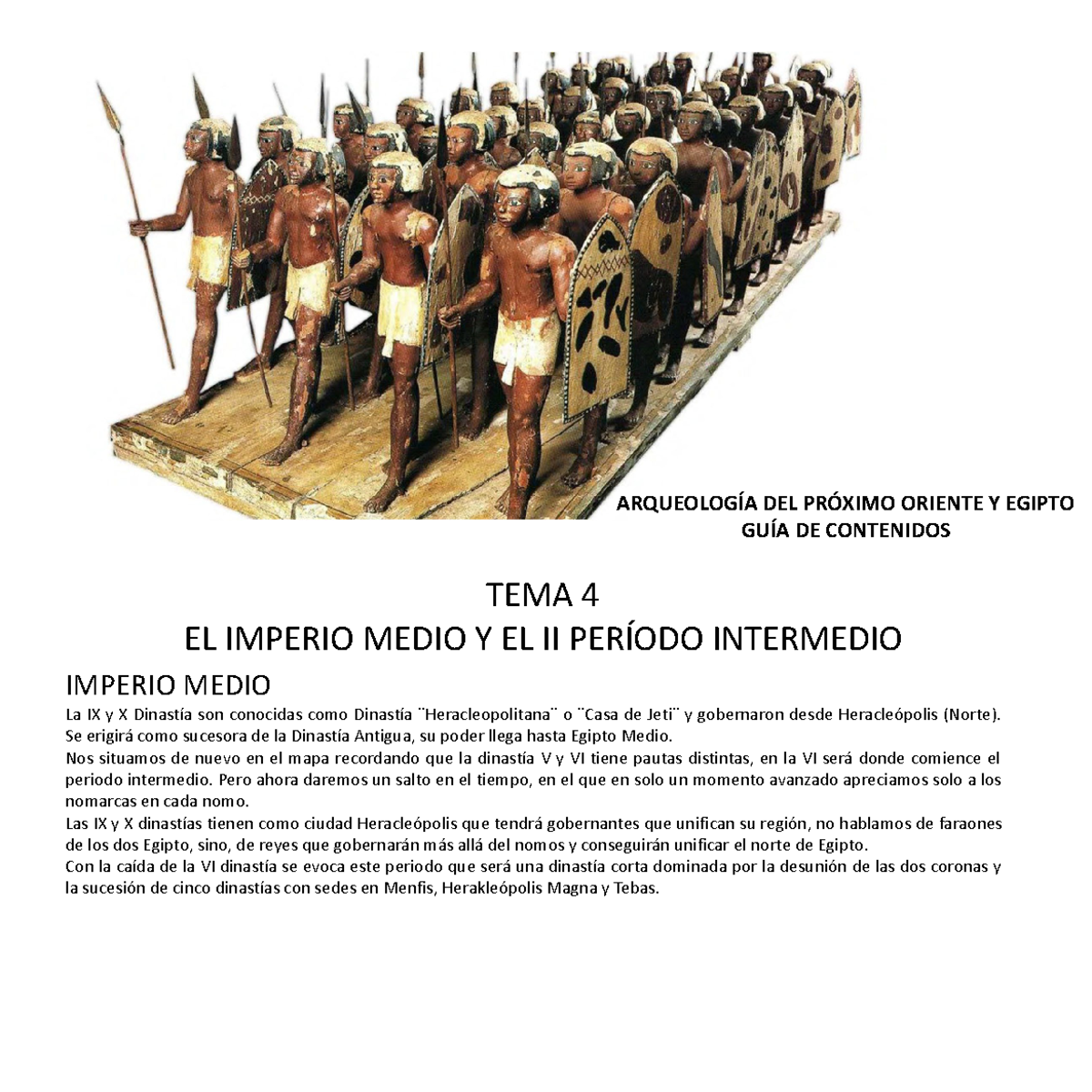 TEMA 4 Imperio Medio Y II Período Intermedio - TEMA 4 ARQUEOLOGÍA DEL ...