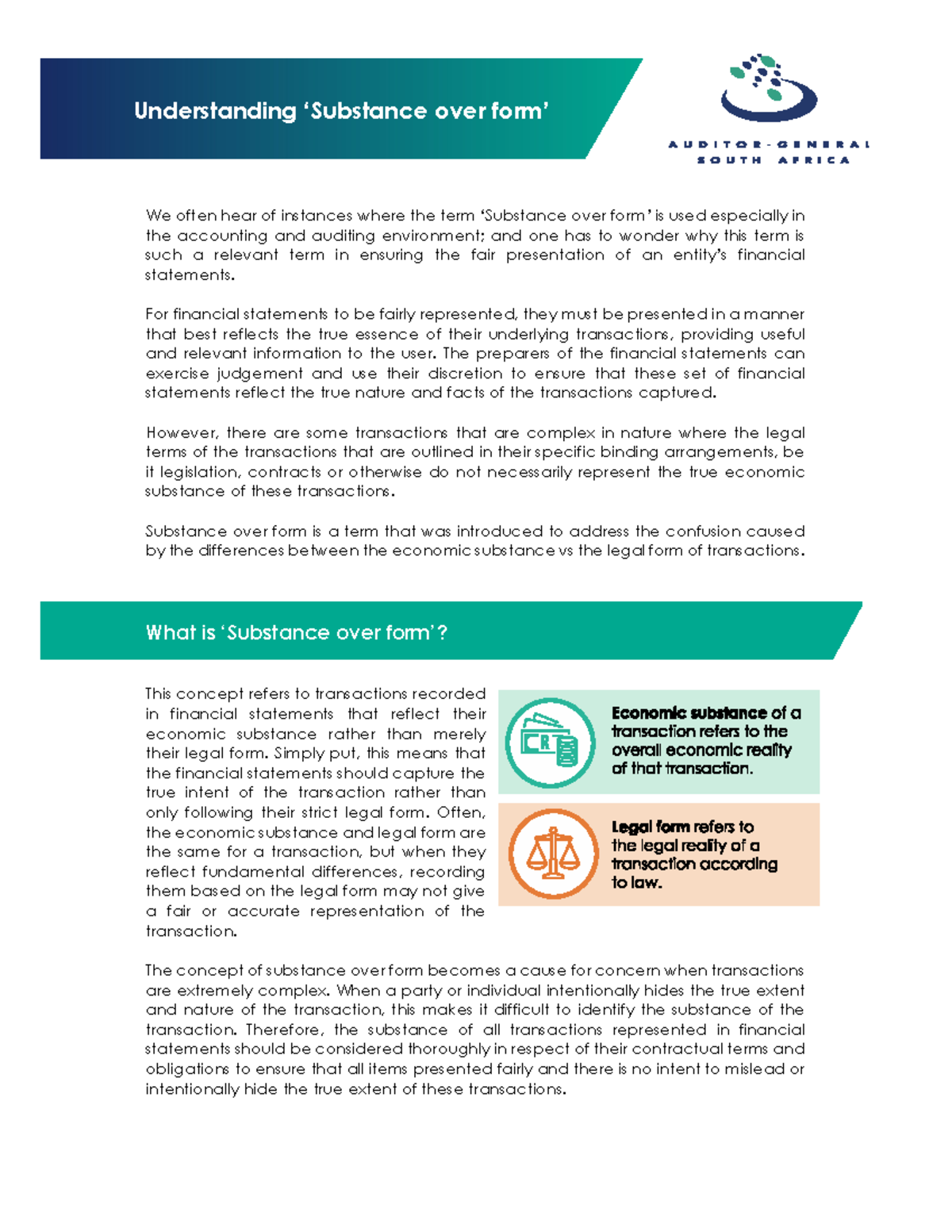 Technical Article - Substance over form (external final) - We often ...