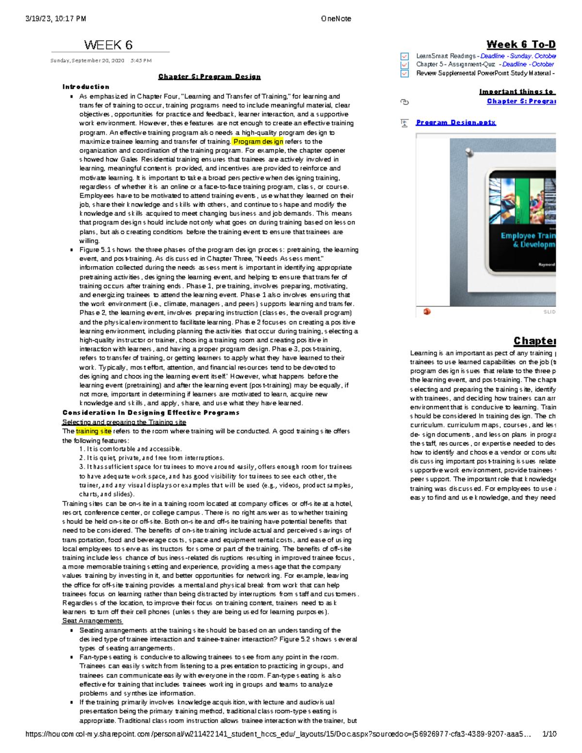 Chapter 5 Program Design - WEEK 6 Sunday, September 20, 2020 5:45 PM Chapter 5: Program Design ...