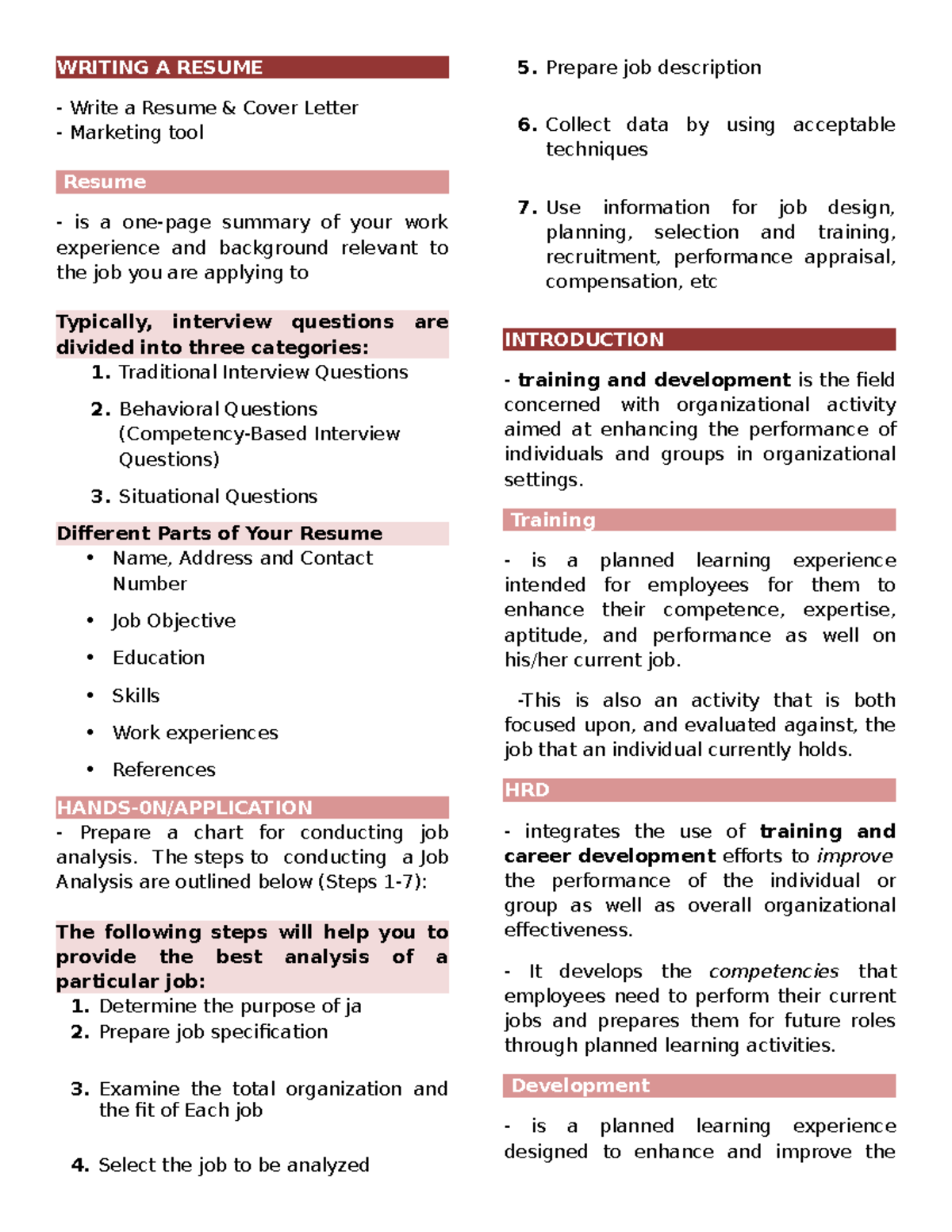 Writing A Resume - This is useful and great for those people who are ...