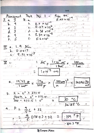Assessment Task 4 - Tutorial Work - DATE Assessment Task No. 4 1. Monomer a small molecule that ...