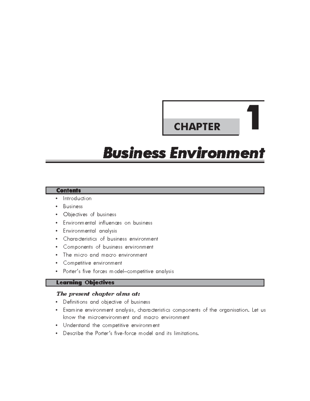 Business Environment - 11111 Business EnvironmentBusiness ...