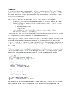 Homework 6 - dvsvs - Homework 6 Homework prompts shown in italics ...
