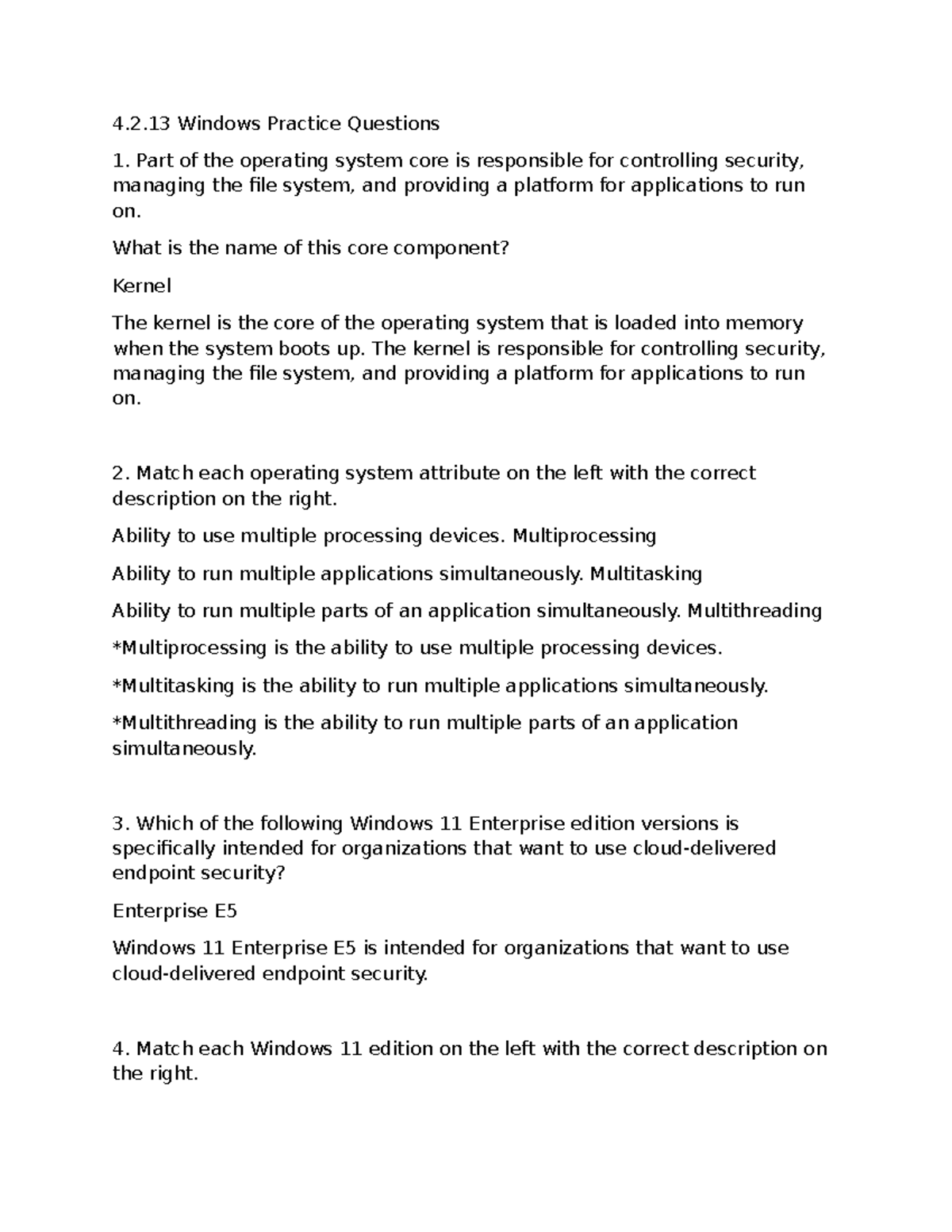 IT 202 4.2 Practical Questions - 4.2 Windows Practice Questions Part of ...