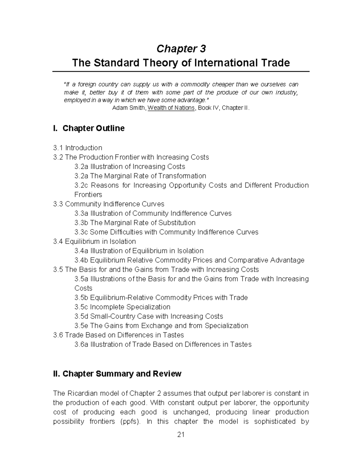 Salvatore study-guide ch03 - Chapter 3 The Standard Theory of ...