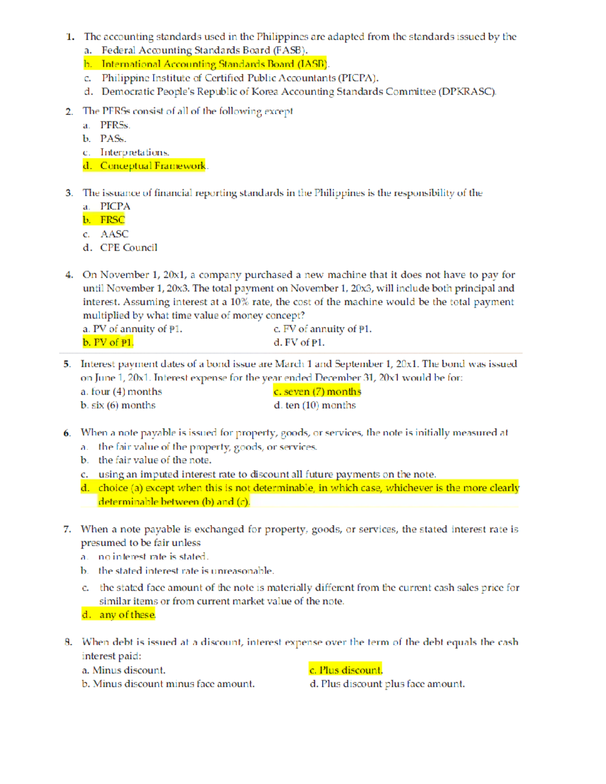 IA2- Review - Accountancy - Studocu