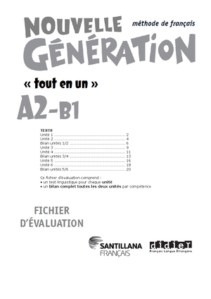 Ejercicios de Frances A1 - Francés I - Optativas - La situation dans l ...