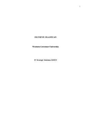 IT Strategic Solutions - MMT2 Task 4 - KWM1 Task 4 Edward Loredo ...