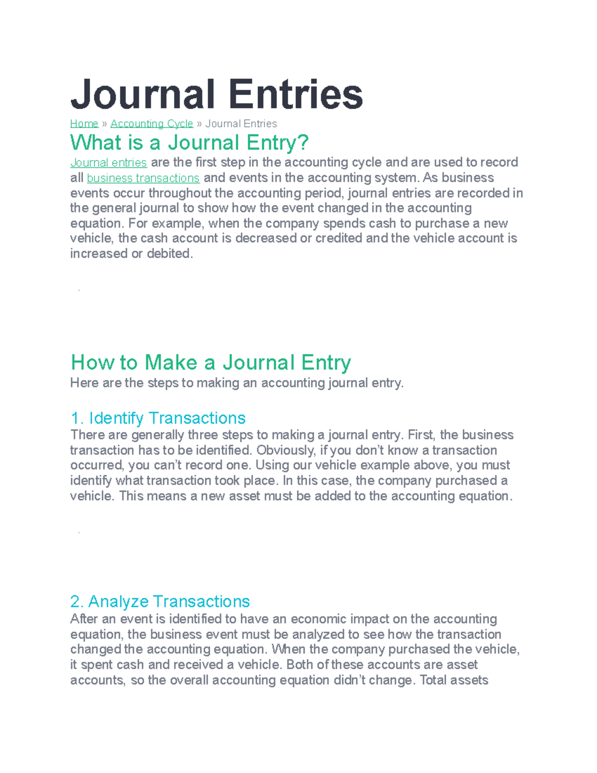 Journal Entries - taxation - Journal Entries Home » Accounting Cycle ...