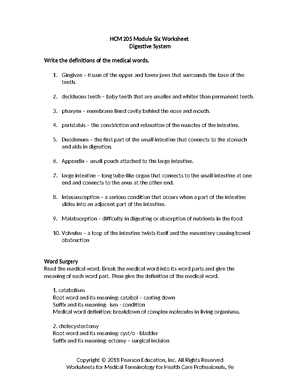 IHP 340 Module Six Worksheet finished - Module Six Worksheet In this ...
