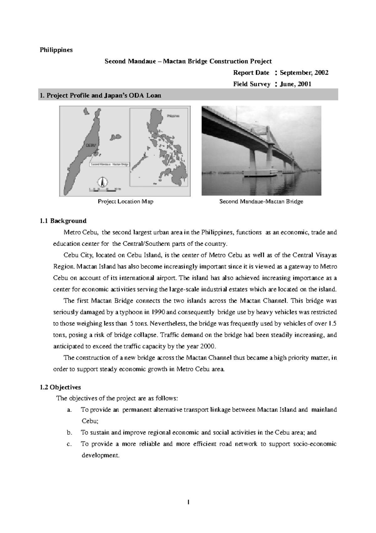 Marcelo Fernan Bridge Case Study - Philippines Second Mandaue – Mactan ...