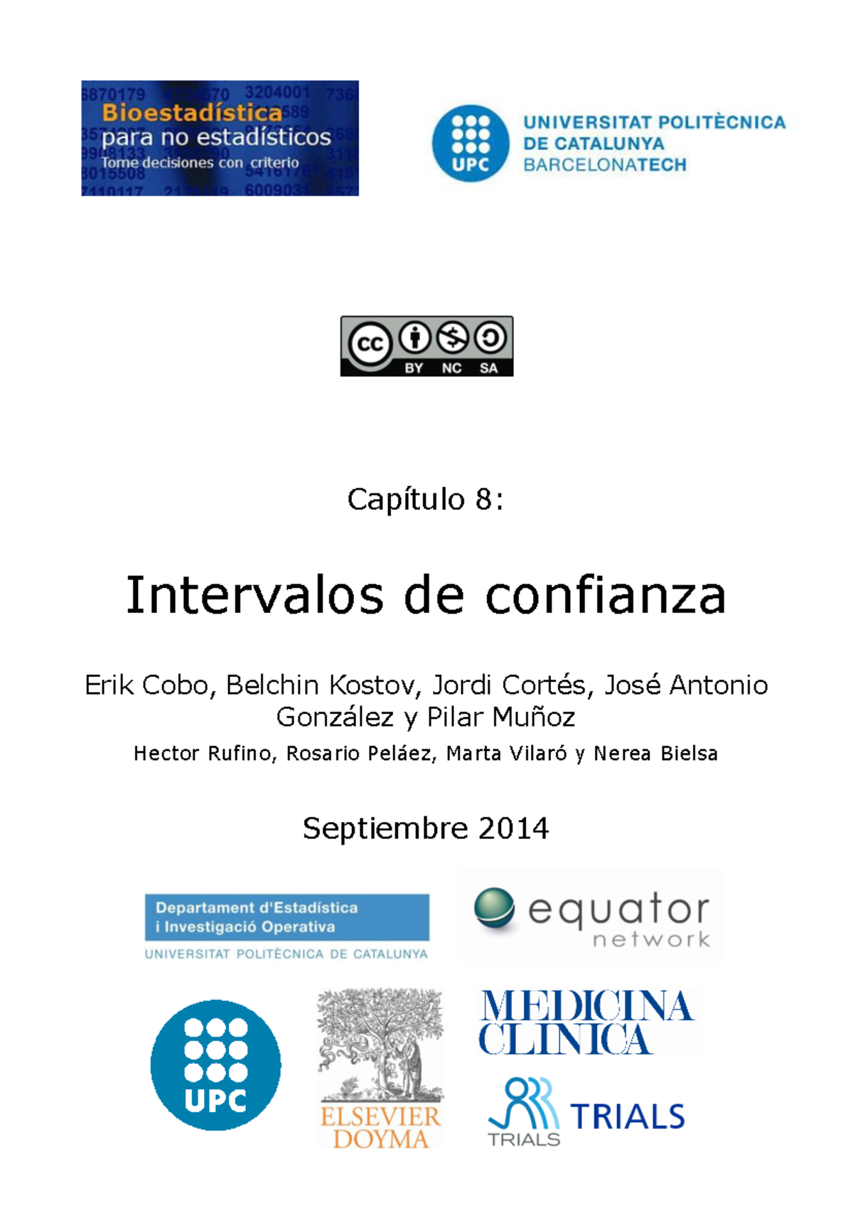 08 intervalos de confianza-5331 - Capítulo 8 : Intervalos de confianza Erik Cobo, Belchin Kostov ...