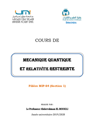 Mécanique quantique cours et exercices corrigés-287-302 - "'O 0 c :J 0 ...