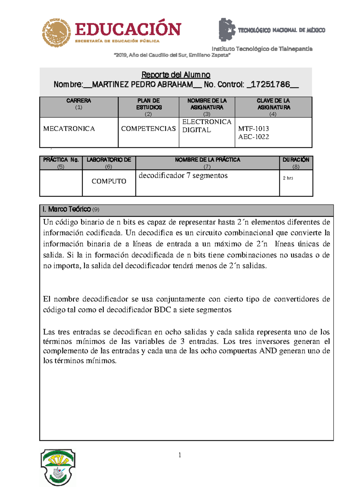 Decodificador 7 S - dale like carnal esto se que te va a servir bien ...