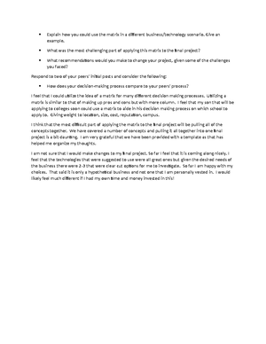 IT-315 Final Project Part II End of semester grade - IT-315 Object ...