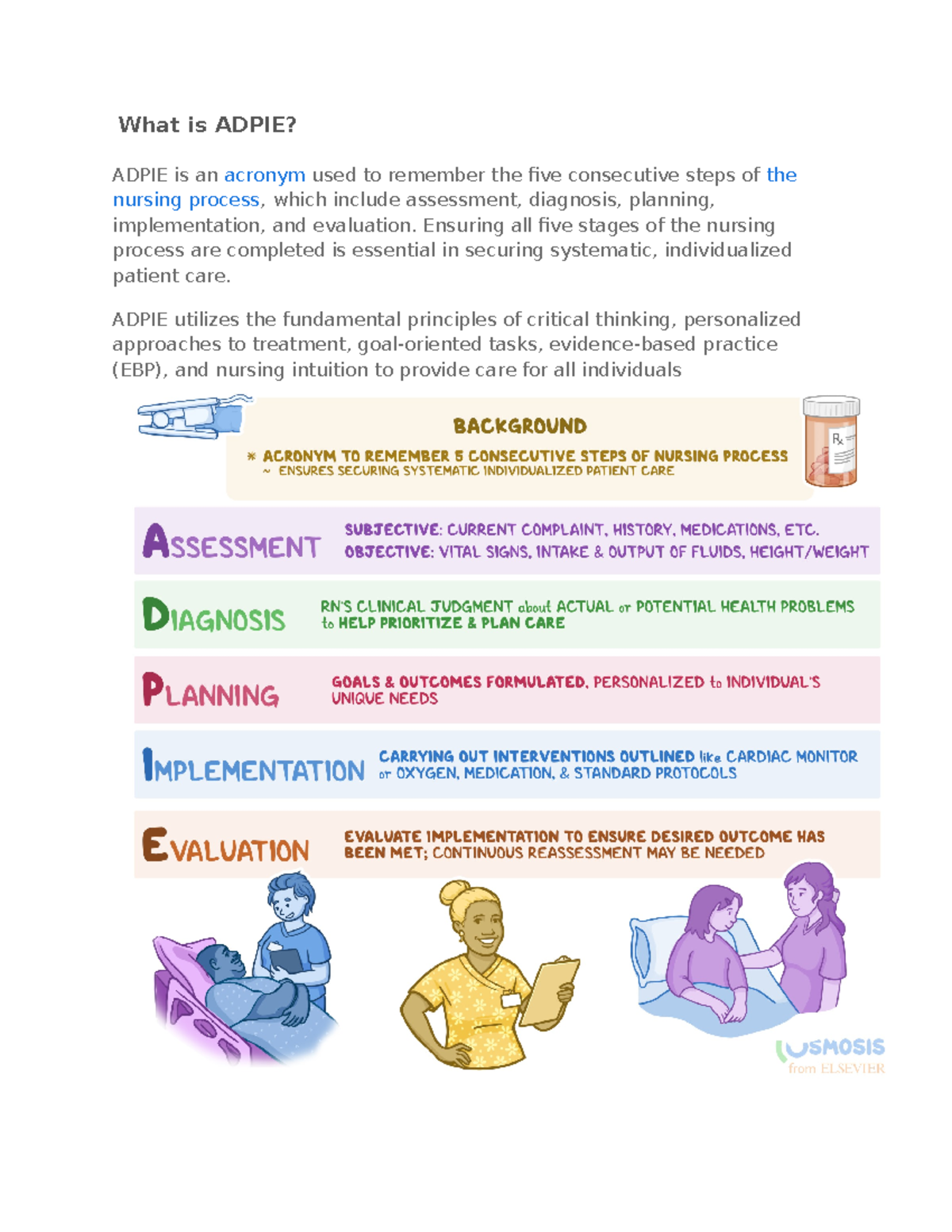 Document 2 - adpie - planning - What is ADPIE? ADPIE is an acronym used ...
