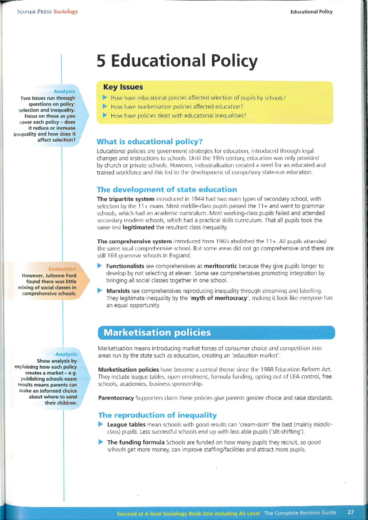 1.5 Education Social Policy - Studocu