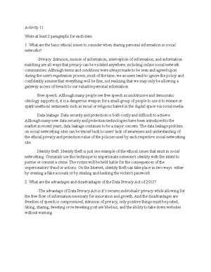 ETech 11-M3 - emtech - Empowerment Technologies Quarter 1 – Module 3: Contextualized Online ...