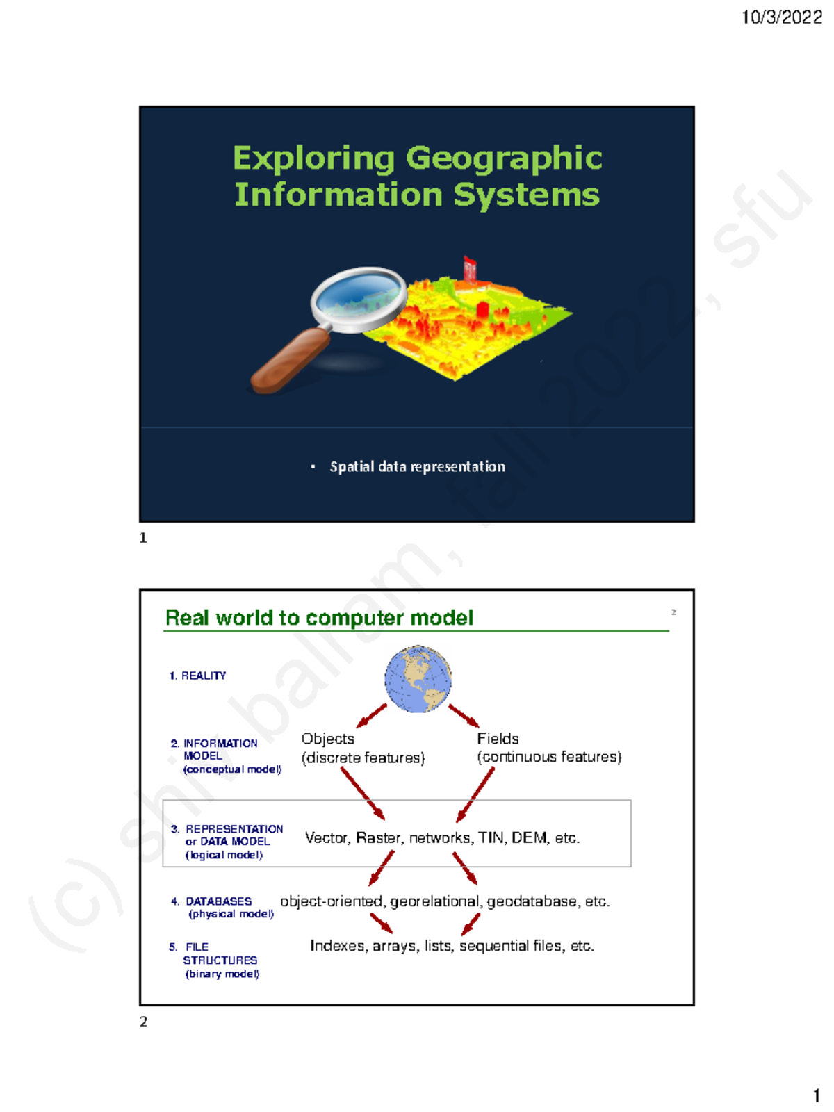 Geog150 Lec04b Data Representation Copyright Exploring Geographic