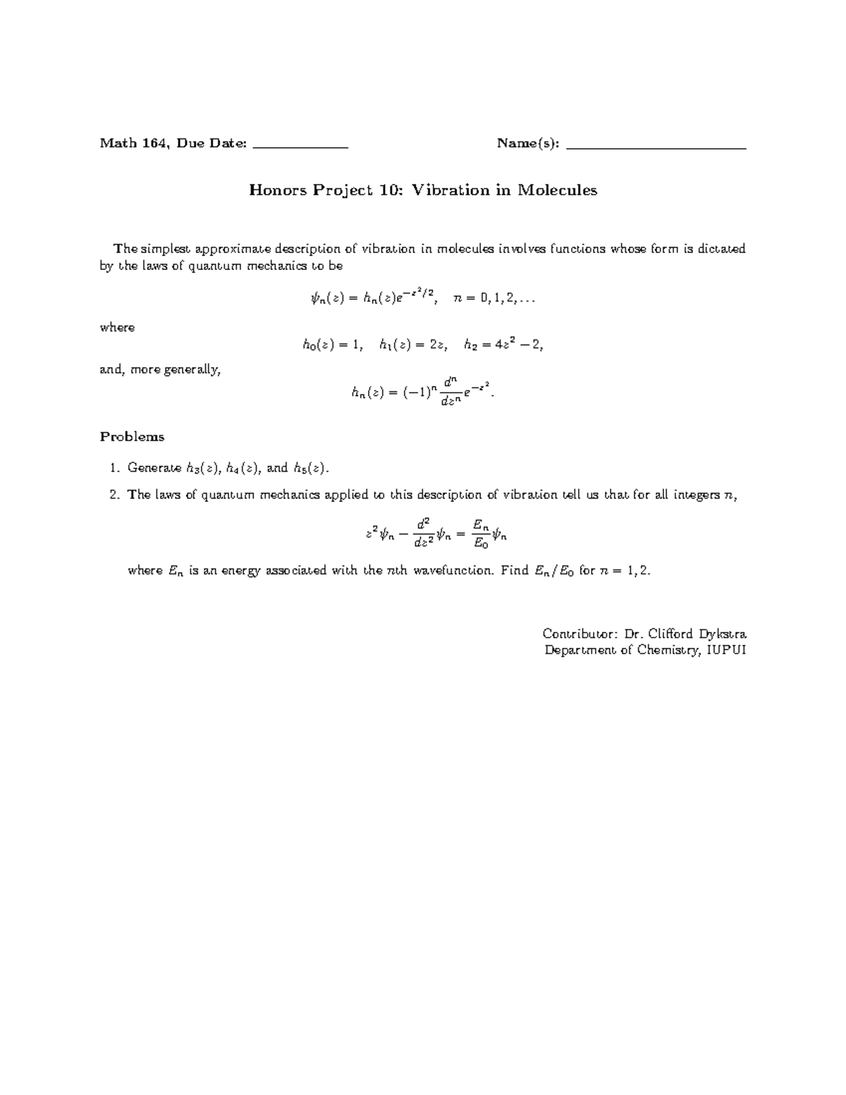 HP10 - Maple Honor Projects - Important files - Jeffrey Watt - Math 164 ...